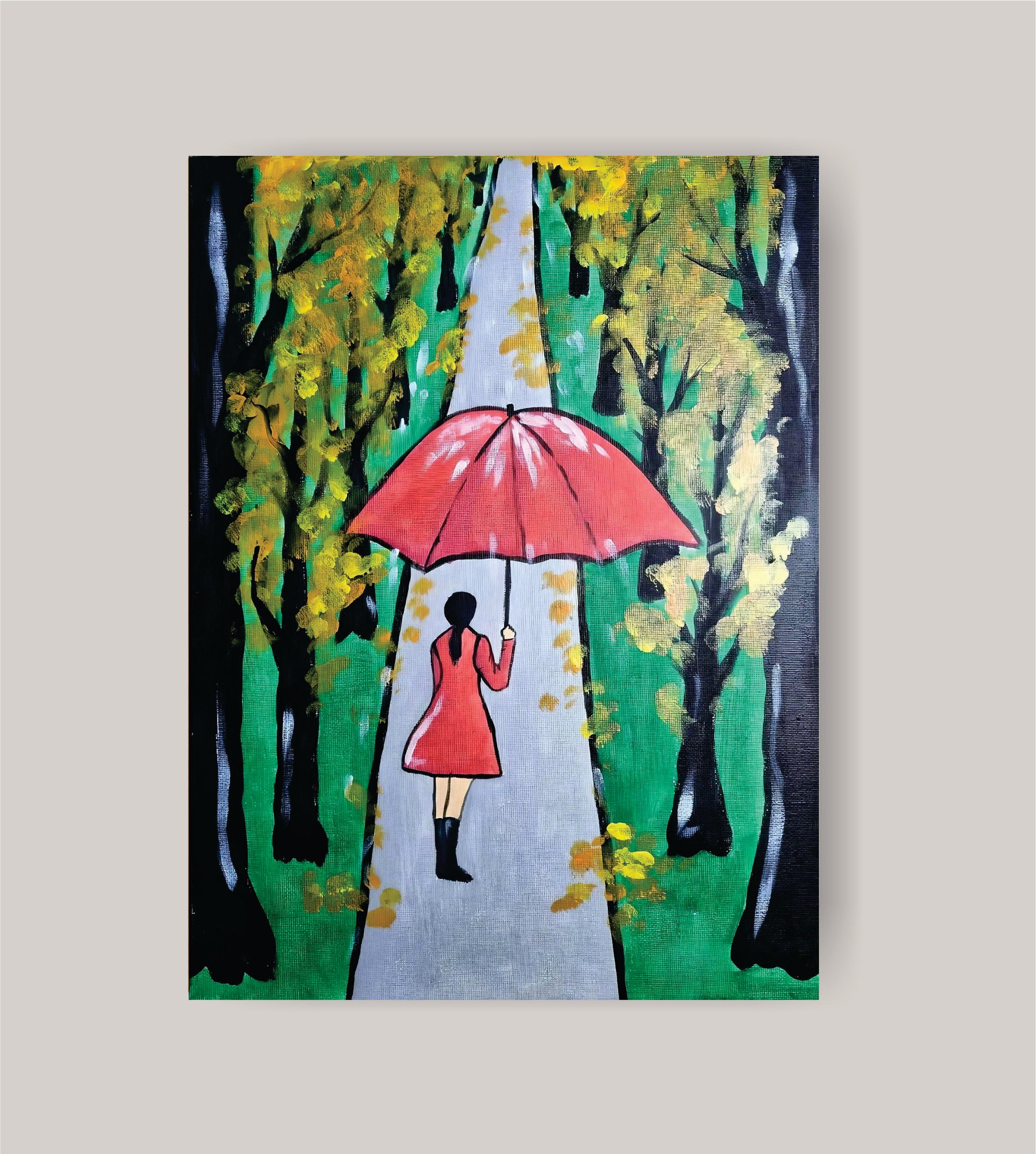 Paint & Sip Kit — Autumn Walk – Creative Box